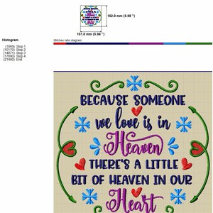 Memorial Machine Embroidery Designs, Sympathy Embroidery Sayings ...