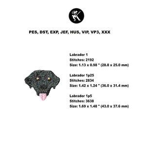 16 Mini Dog Face Machine Embroidery Designs Bundle, 1', 1.25' and 1.5 ...