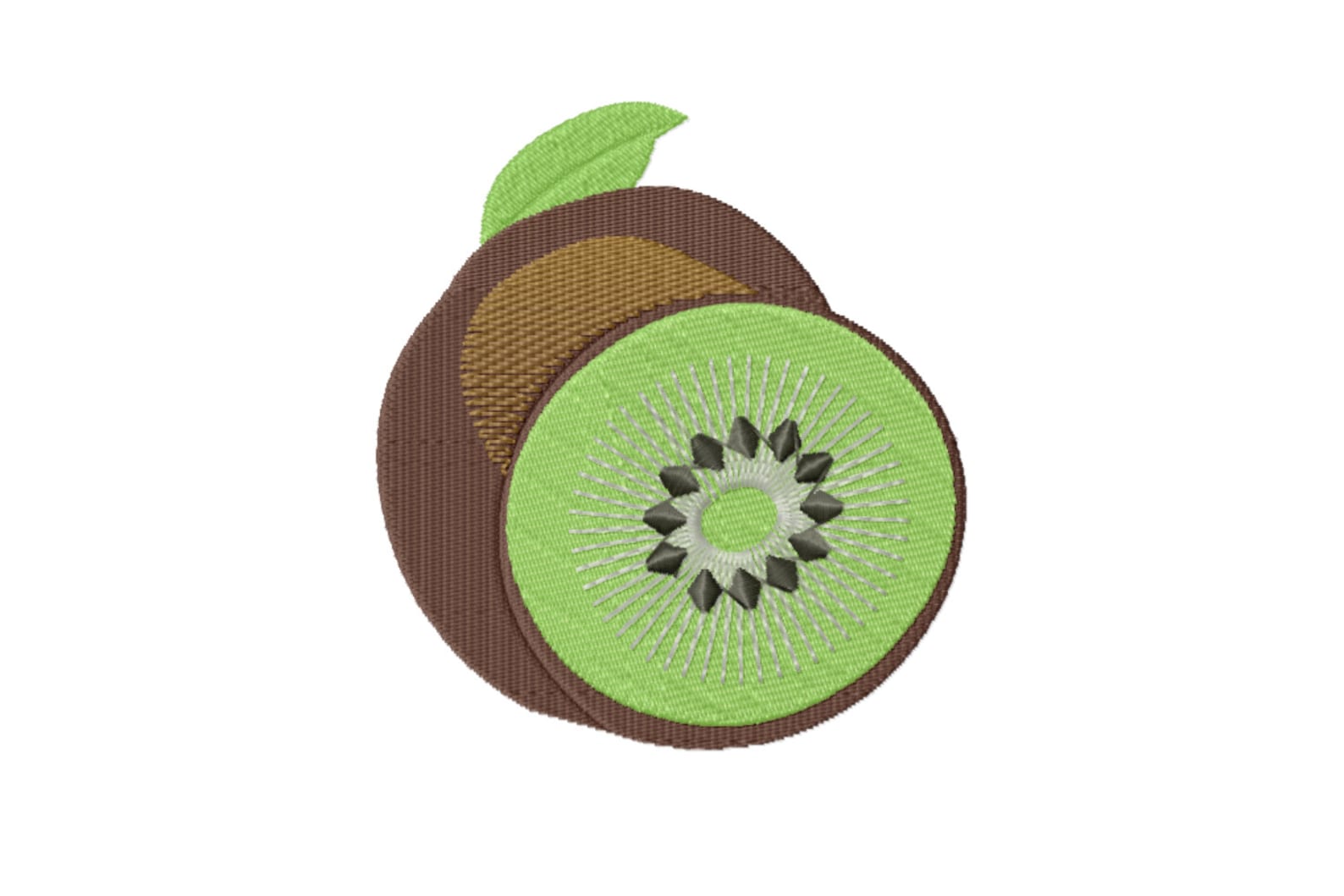 Kiwi Machine Embroidery Design: Tropical Fruit Pattern (9 Sizes ...
