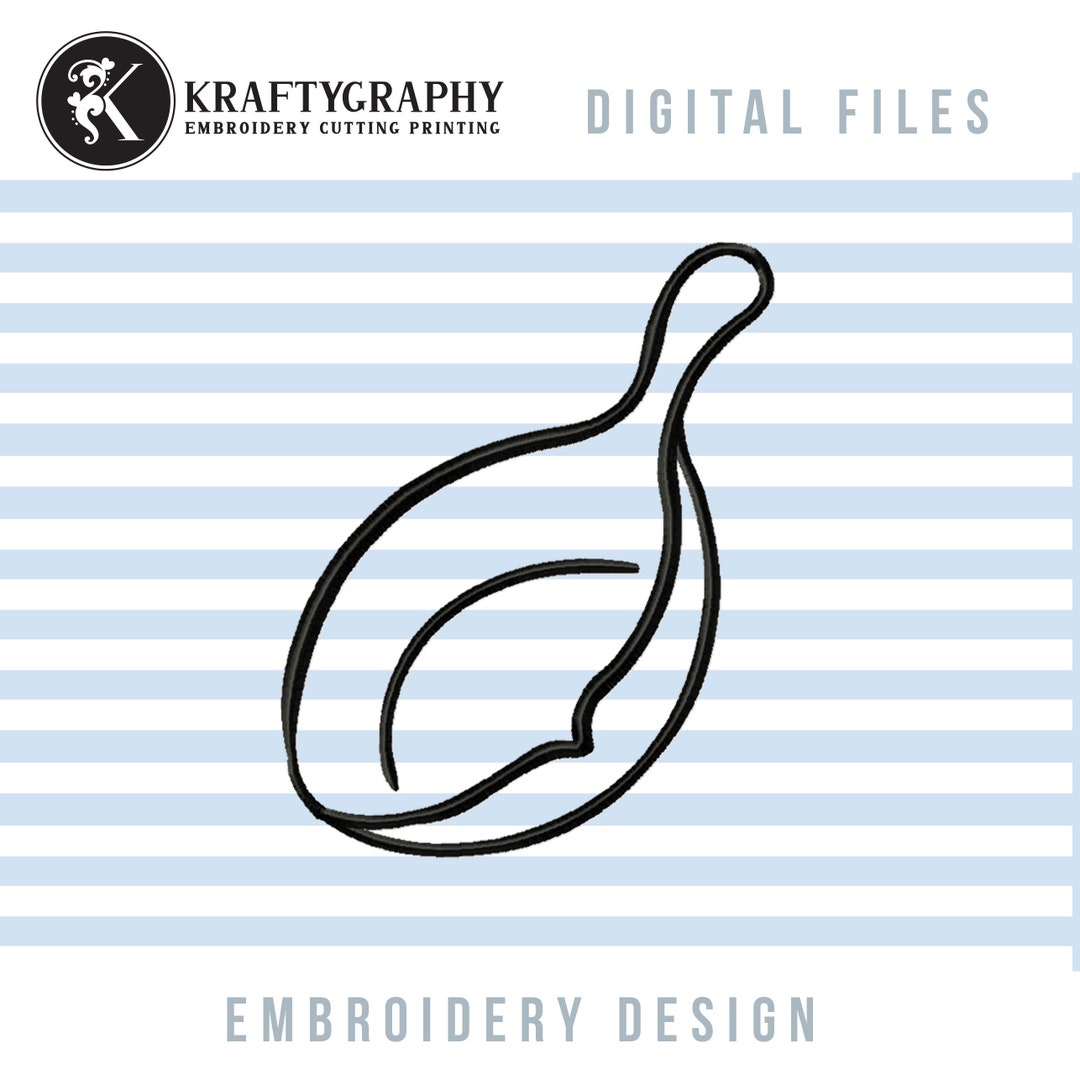Frying Pan Machine Embroidery Design: Kitchen Outline Patterns 2in ...