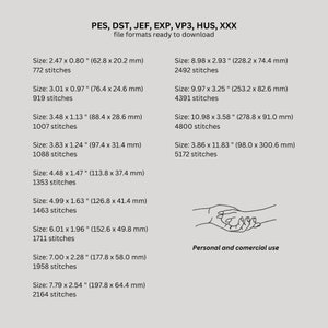 Dog Paw and Human Hand Machine Embroidery Files in Sketch Modern Style ...