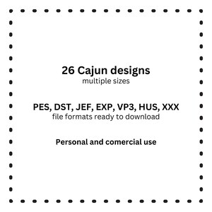 Cajun Crawfish Embroidery Design Bundle, Louisiana Patterns: Multiple ...