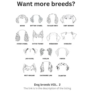 15 Dog Ears Machine Embroidery Designs Bundle, VOL 3, Dog Breeds ...