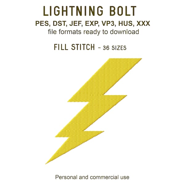 Lightning Embroidery - Etsy