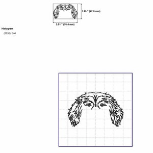 Newfoundland Dog Ears Machine Embroidery Design: Multiple Sizes ...