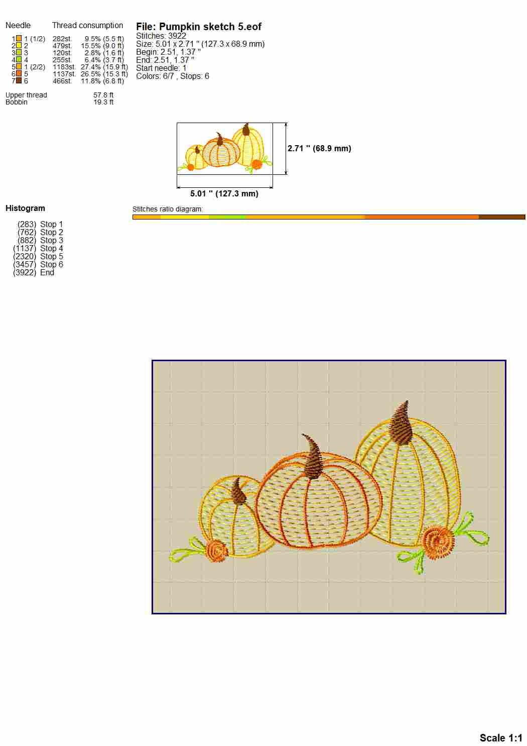 Sketch Machine Embroidery Designs Pumpkin Sketch Embroidery - Etsy