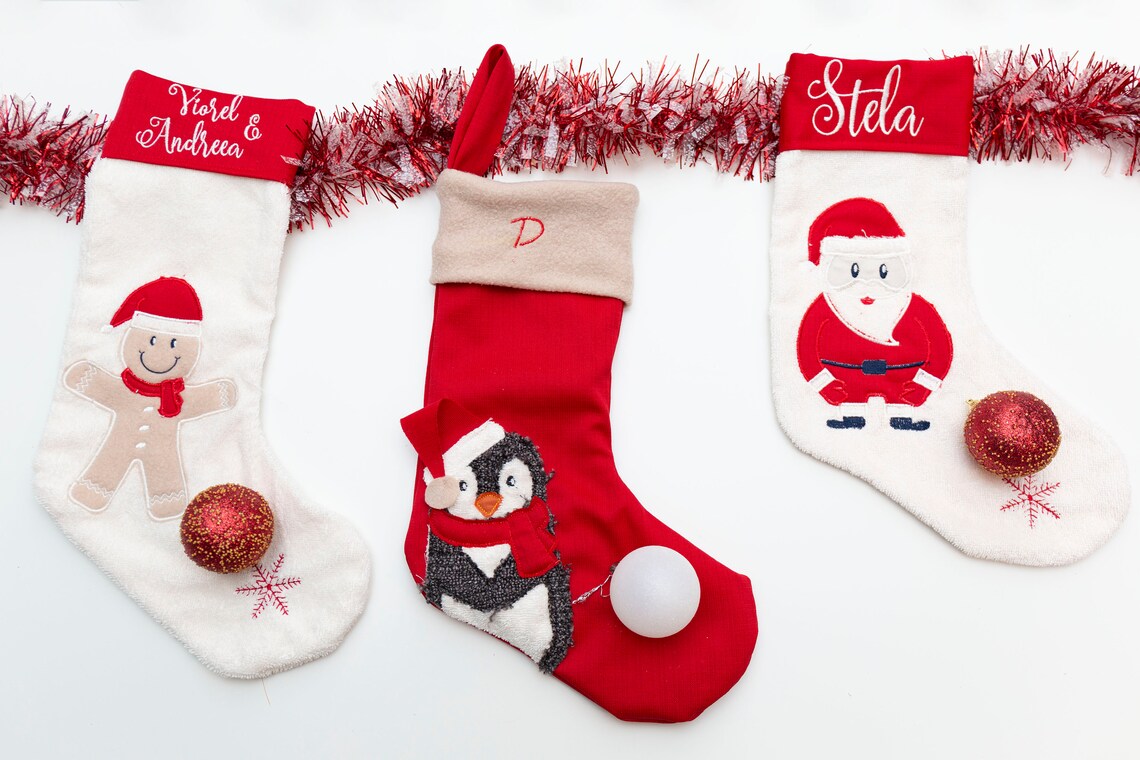 Christmas Stocking Machine Embroidery Designs Sewing Pattern - Etsy