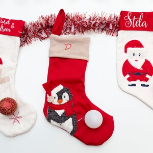 Christmas Stocking Machine Embroidery Designs: Santa, Snowman Digital ...