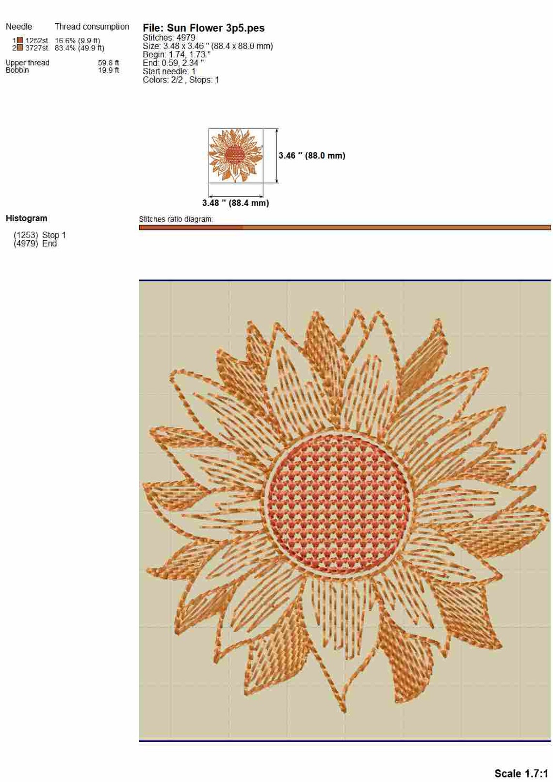 Sun Flower Machine Embroidery Designs, Summer Embroidery Patterns ...