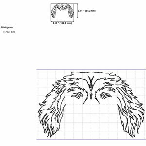 Newfoundland Dog Ears Machine Embroidery Design: Multiple Sizes ...