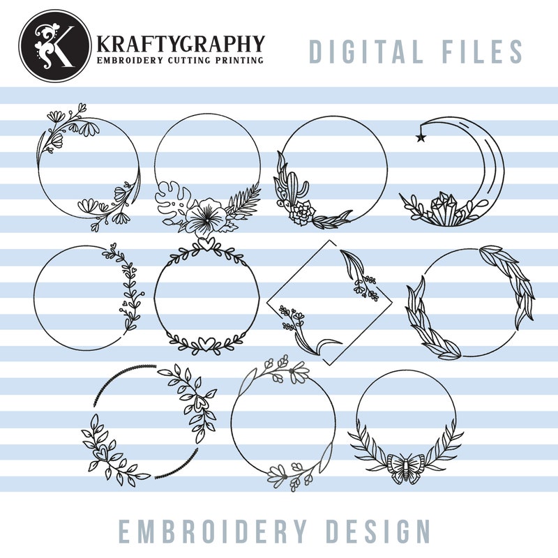Embroidery Frame Designs - Etsy