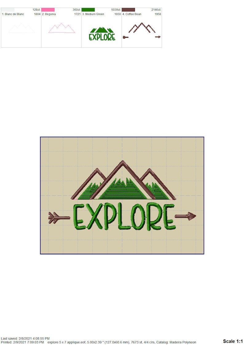 Hiking Machine Embroidery Designs Mountain Camping Embroidery - Etsy