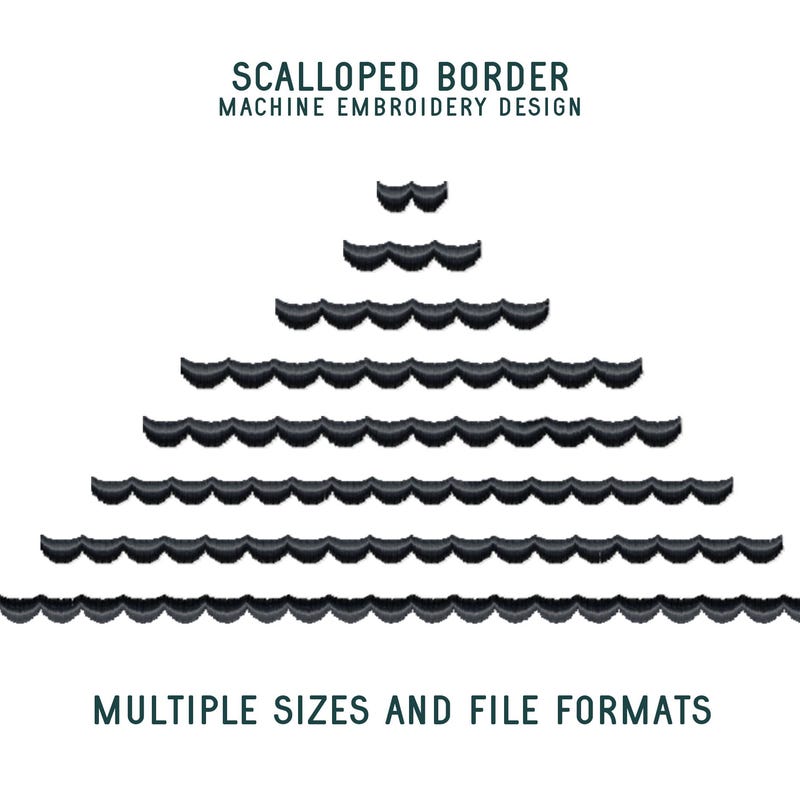Scallop Border - Etsy