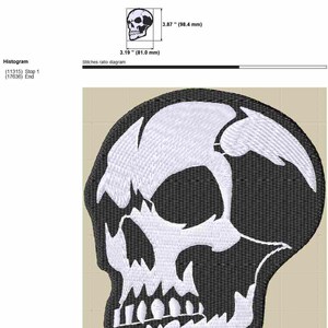 Skull Machine Embroidery Design Bundle, Punk Rock Embroidery Patterns ...