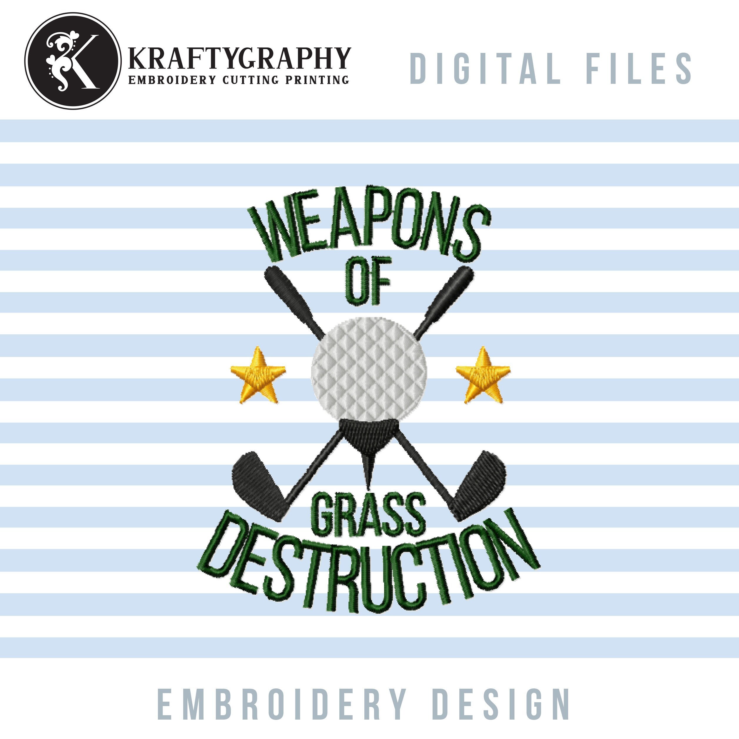 Funny Golf Machine Embroidery Designs Hilarious Golf Towels - Etsy