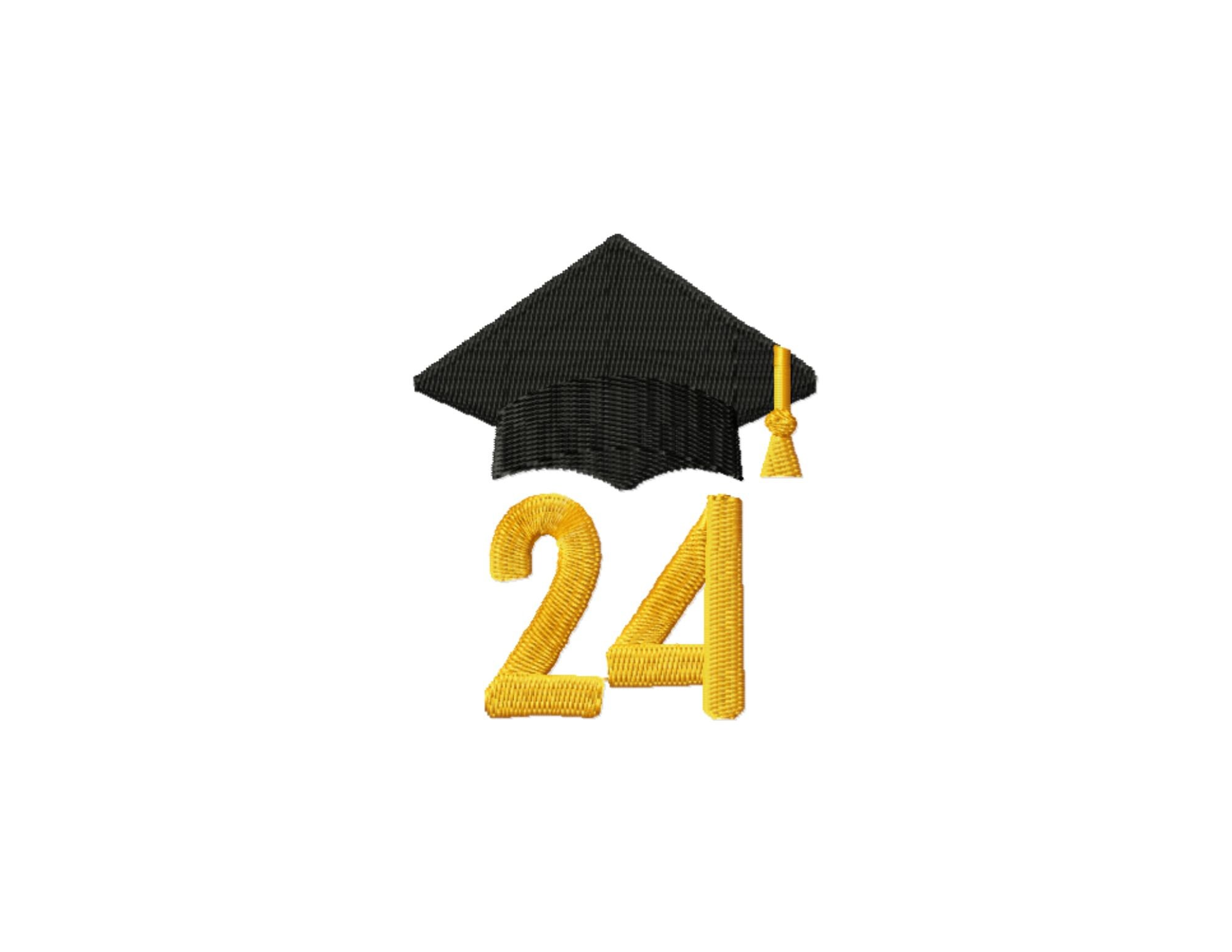 2026 Graduation Machine Embroidery Design With Year and Graduation Cap ...
