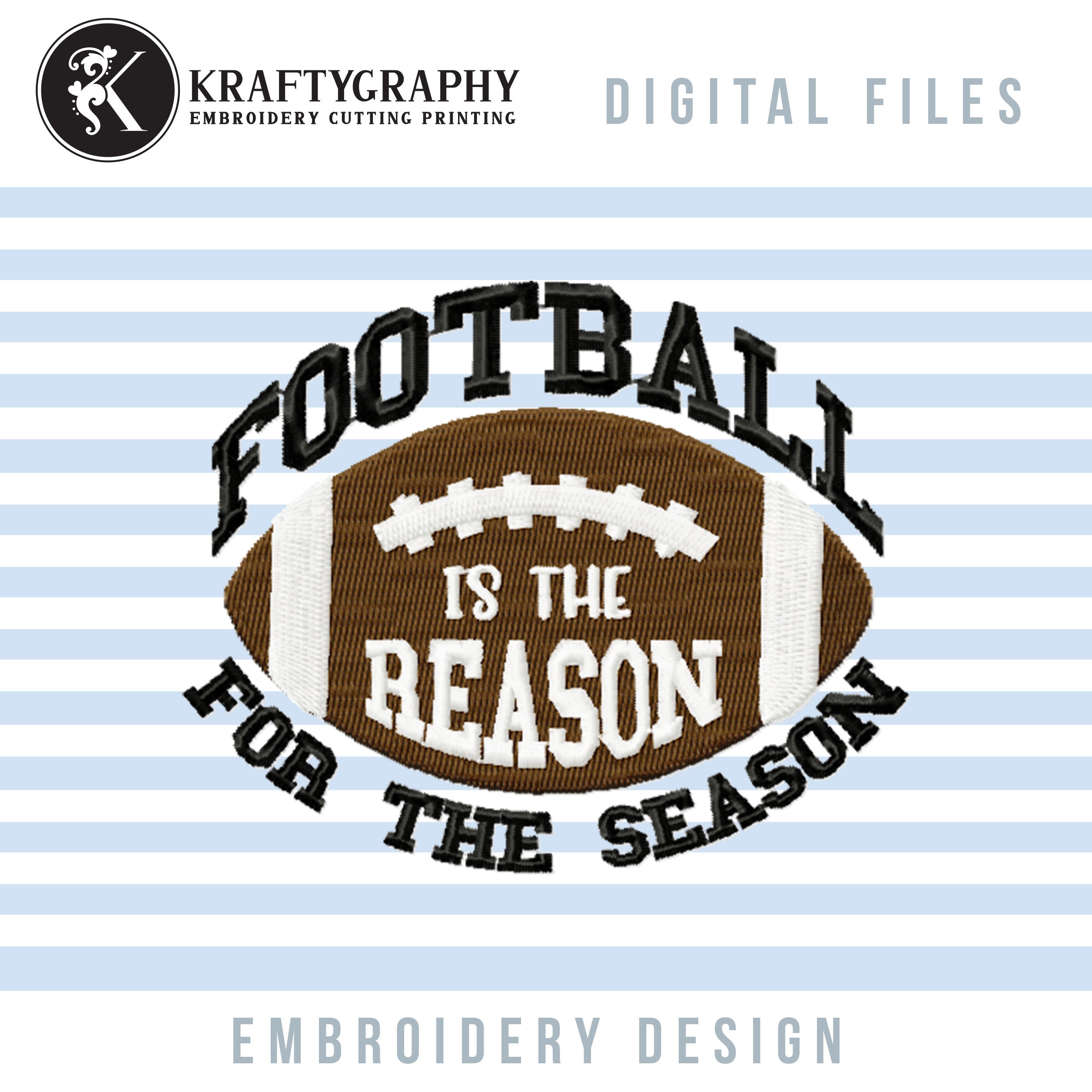 Football Machine Embroidery Design Bundle: Sport Patterns in Multiple ...