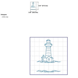 Lighthouse Split Monogram Machine Embroidery Design, Nautical ...