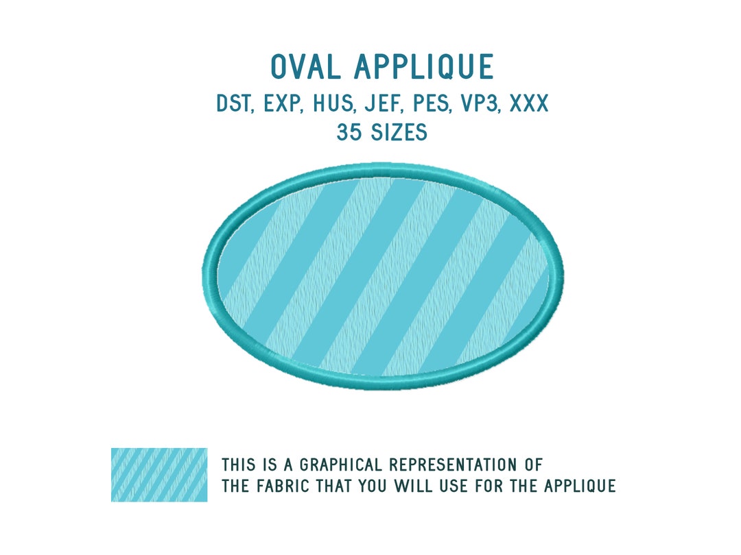 Oval Applique Machine Embroidery Designs, Oval Monogram Applique, Oval ...