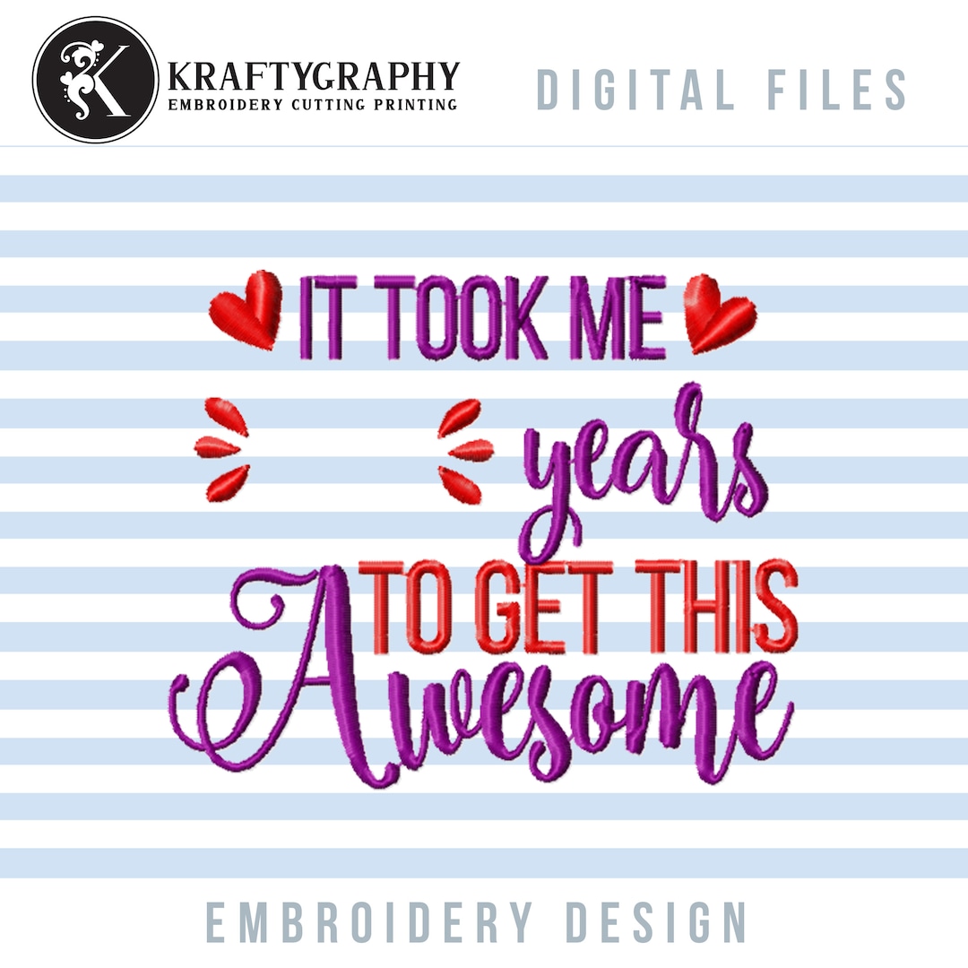 Hilarious Birthday Machine Embroidery Designs, Funny Birthday ...