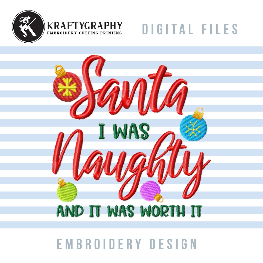 Funny Christmas Embroidery Sayings, Sarcastic Embroidery Designs for ...