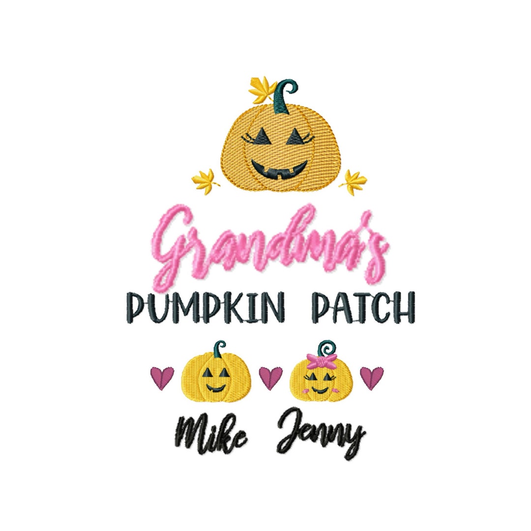 Personalized and Custom Machine Embroidery Design for Fall - Etsy
