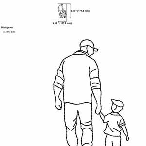 Dad and Son Embroidery Design for Machine, Father’s Day Embroidery ...