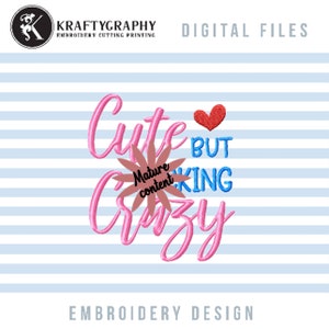 Snarky Machine Embroidery Designs: Adult Humor Machine Files for Crazy ...