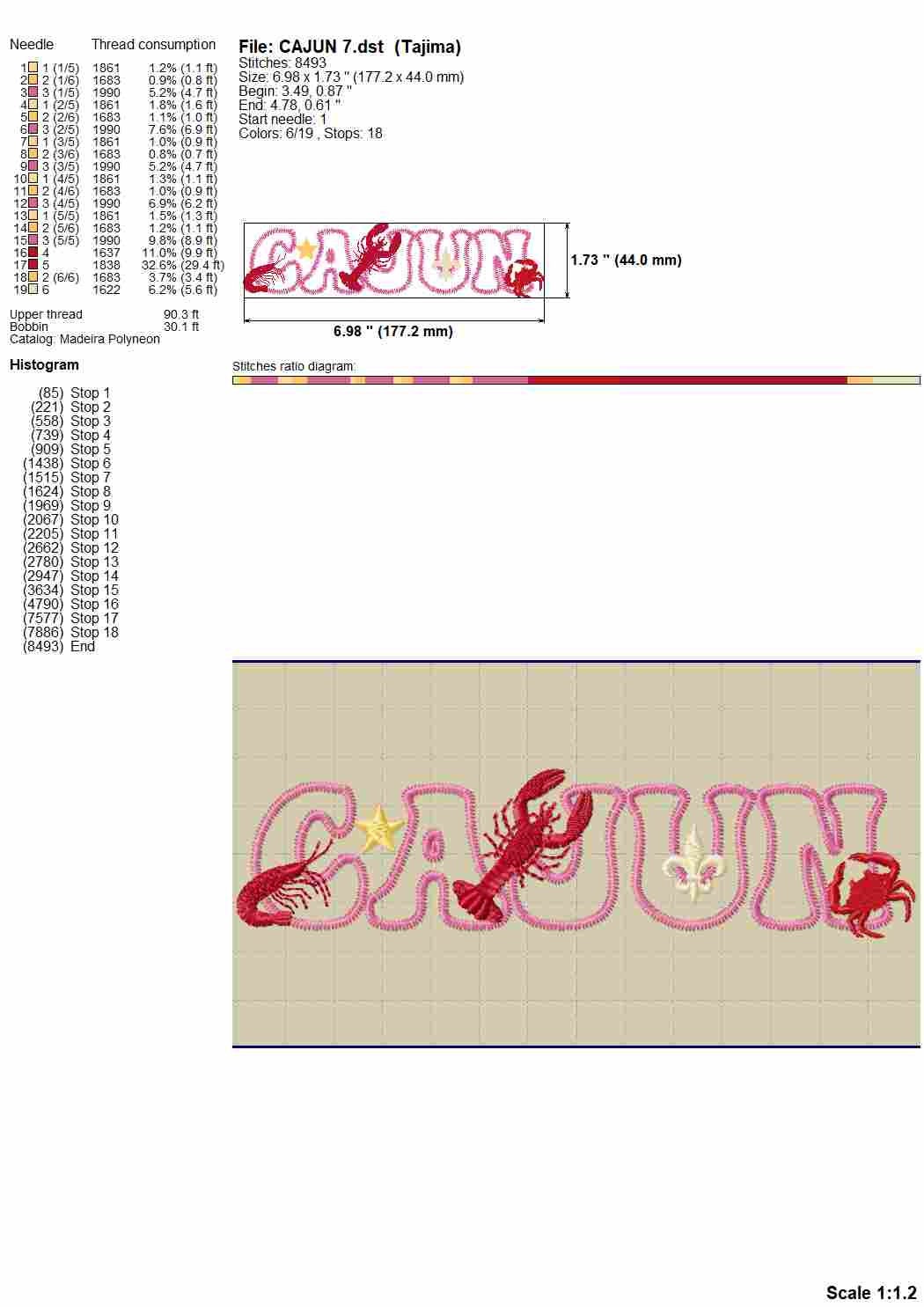 Cajun Word Applique Embroidery Patterns Crawfish Embroidery - Etsy