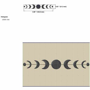 Moon Phases Machine Embroidery Designs, Celestial Embroidery Patterns ...