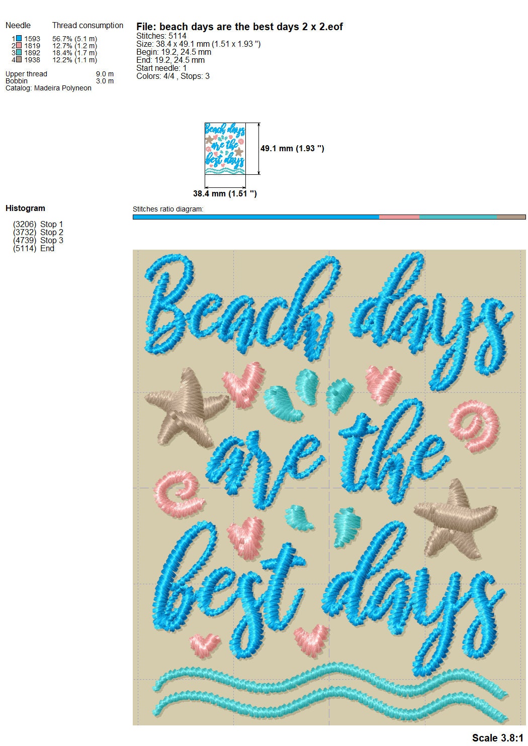 Beach Days Machine Embroidery Designs Beach Towels Embroidery - Etsy
