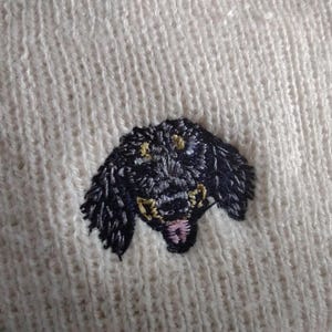 16 Mini Dog Face Machine Embroidery Designs Bundle, 1', 1.25' and 1.5 ...