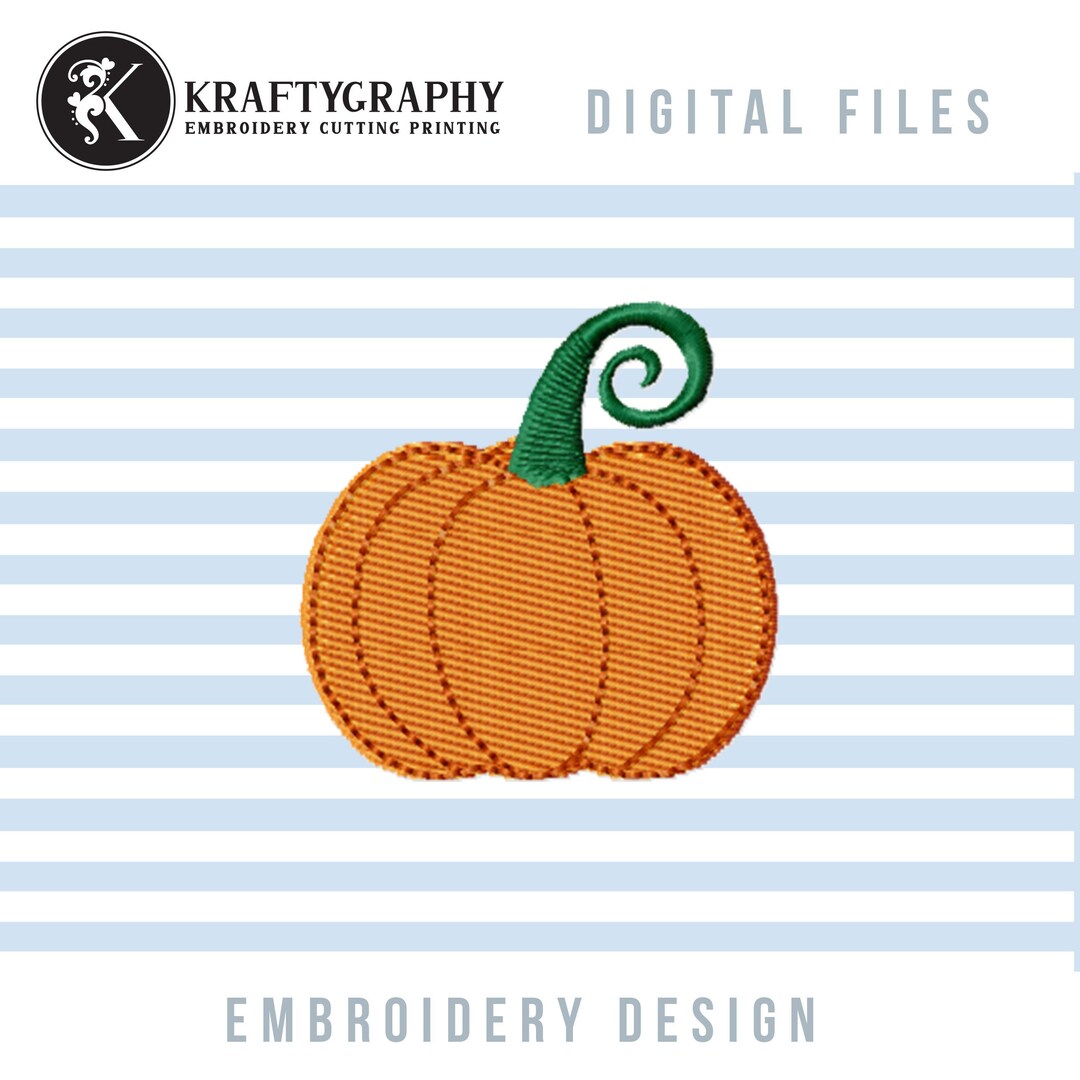 Mini Pumpkin Machine Embroidery Designs, Simple Pumpkin Embroidery ...