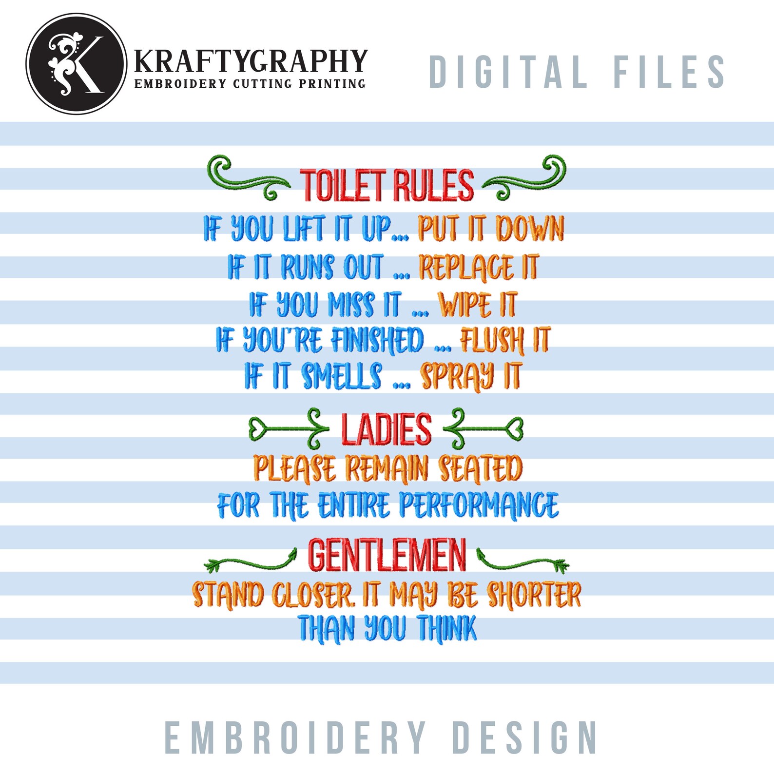 Funny and Rude Bathroom Machine Embroidery Designs Bundle - Etsy