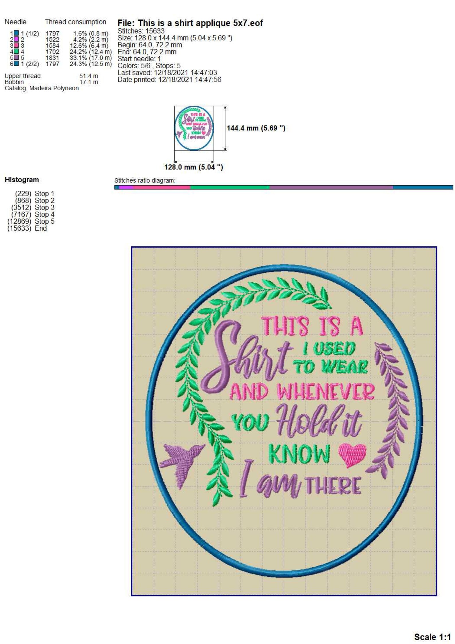 Memorial Machine Embroidery Designs Grief Embroidery | Etsy