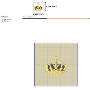 Royal Crown Machine Embroidery Designs, King Crown Embroidery Patterns ...