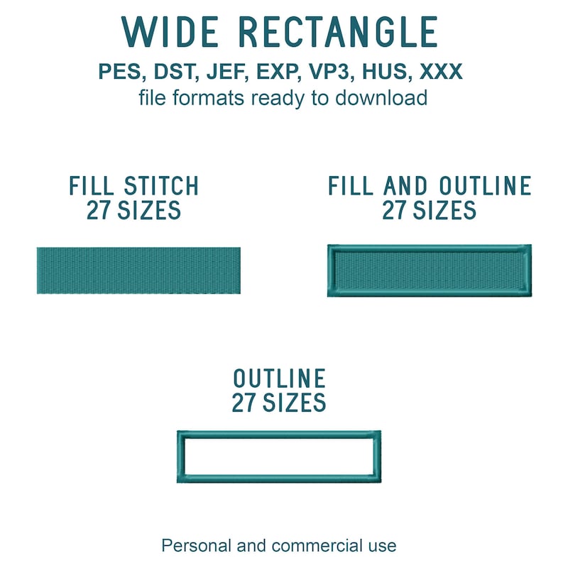 Rectangle Tag - Etsy