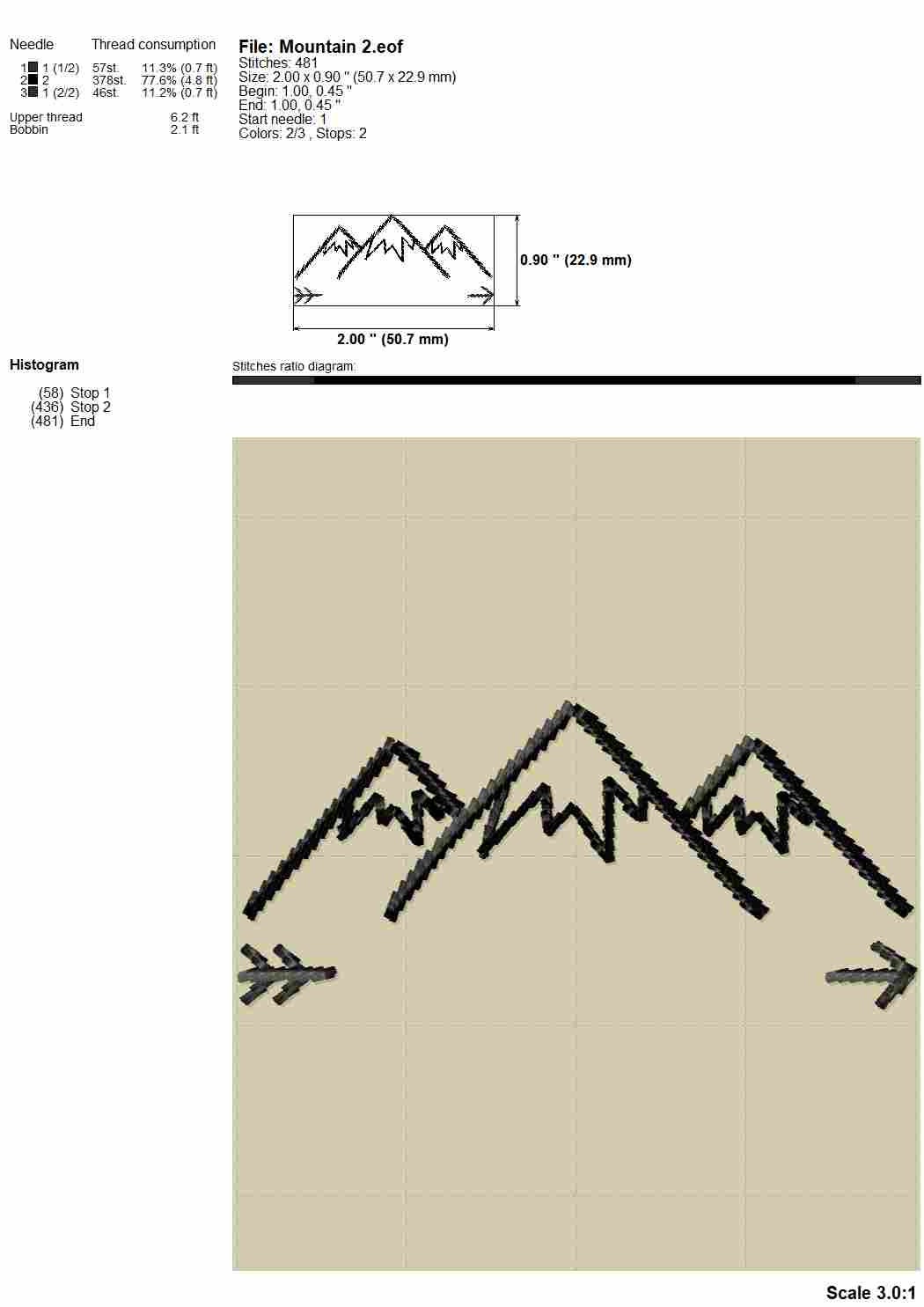 Mountains Machine Embroidery Designs Add Name Embroidery - Etsy