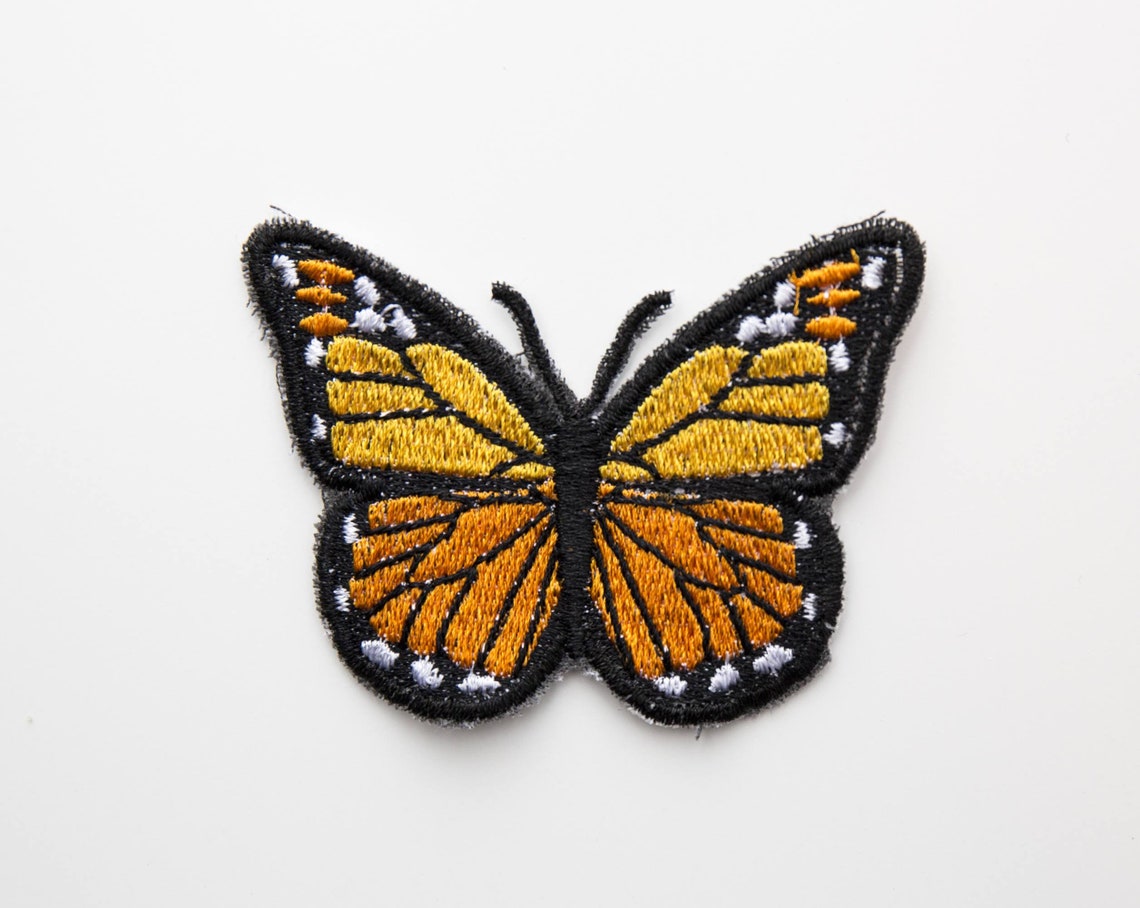 Monarch Butterfly Machine Embroidery Design Beautiful | Etsy