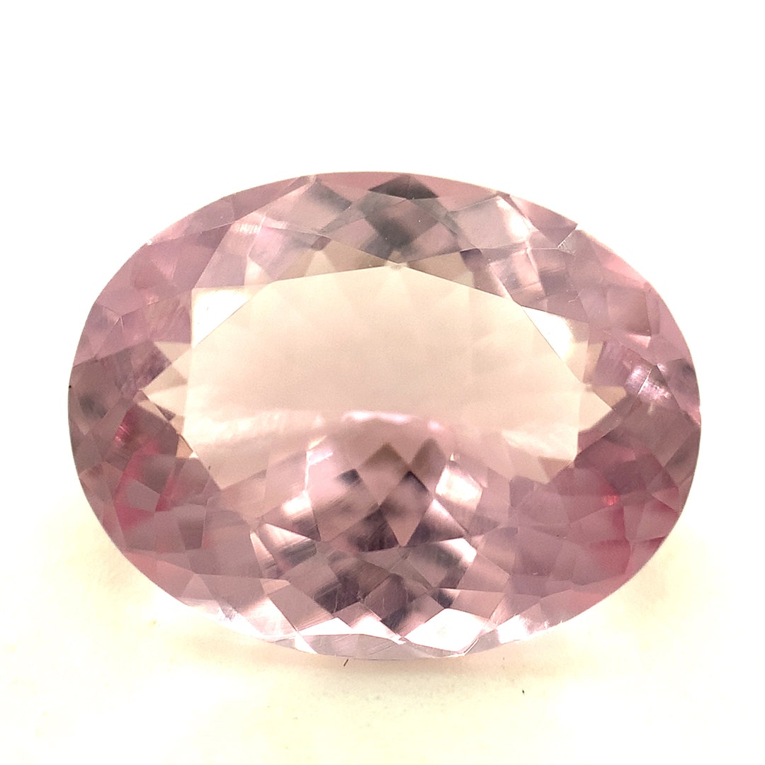 6.74ct Gorgeous Pink Morganite, Oval From Madagascar Natural Gemstone ...