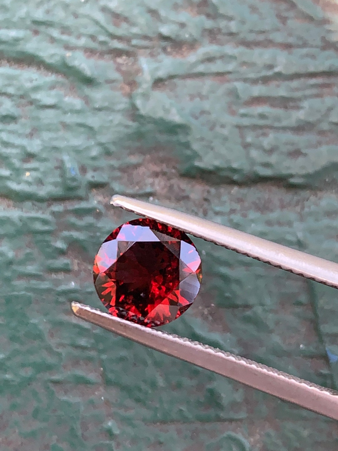 1.97ct Red Pyrope Garnet, Round 8mm, Natural Gemstone - Etsy