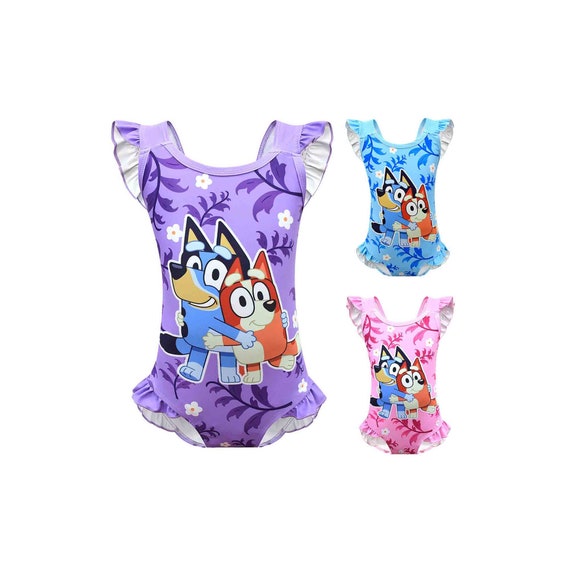 Girls Bluey One Pieces Swimsuit Cute Swimwear Bathing Suits | Etsy