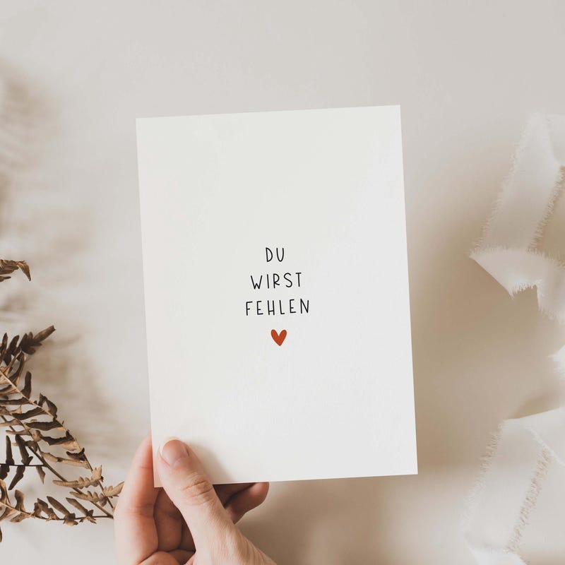 Wir werden dir fehlen - Etsy.de