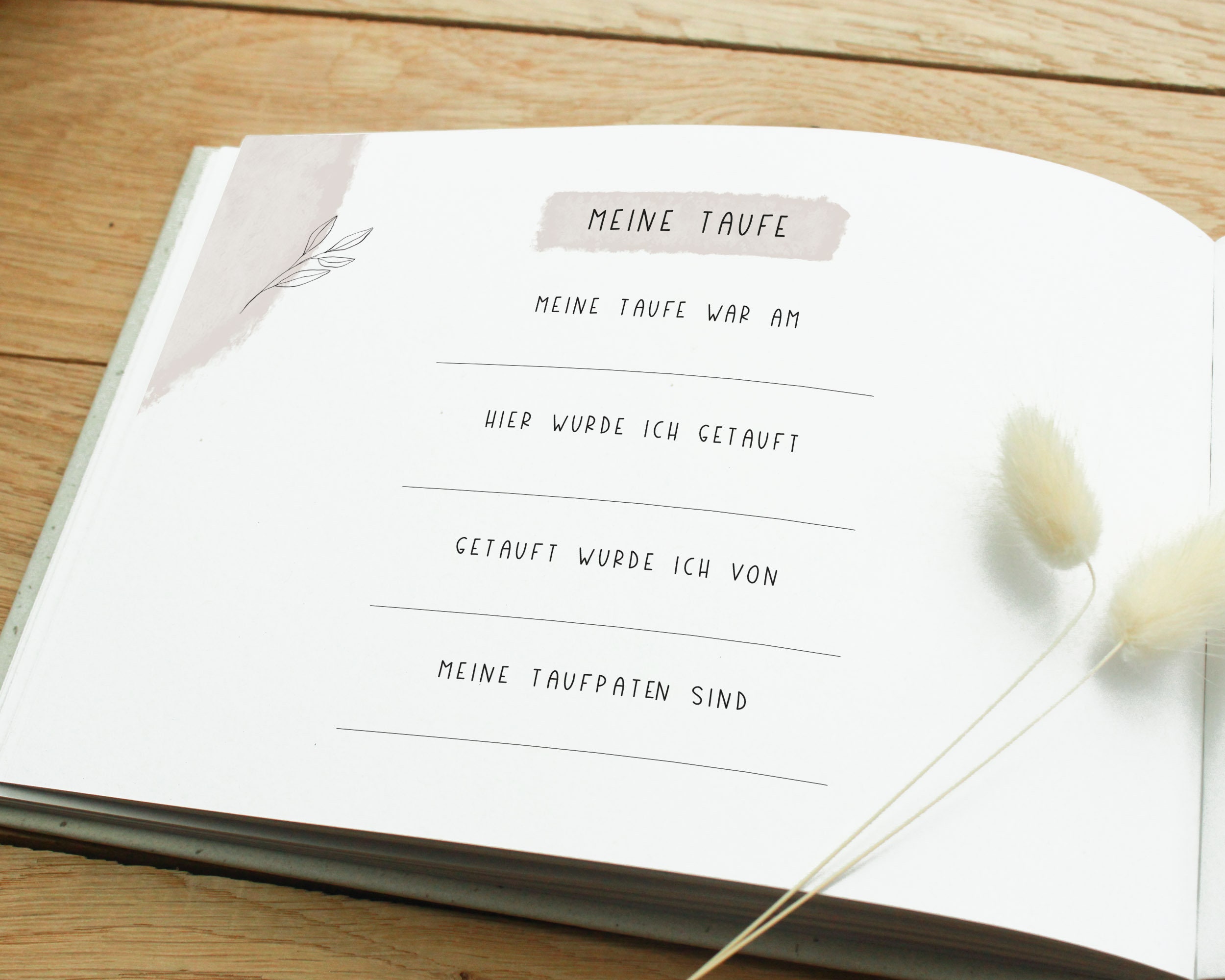 Taufalbum Taufbuch Meine Taufe Erinnerungsalbum zur - Etsy.de