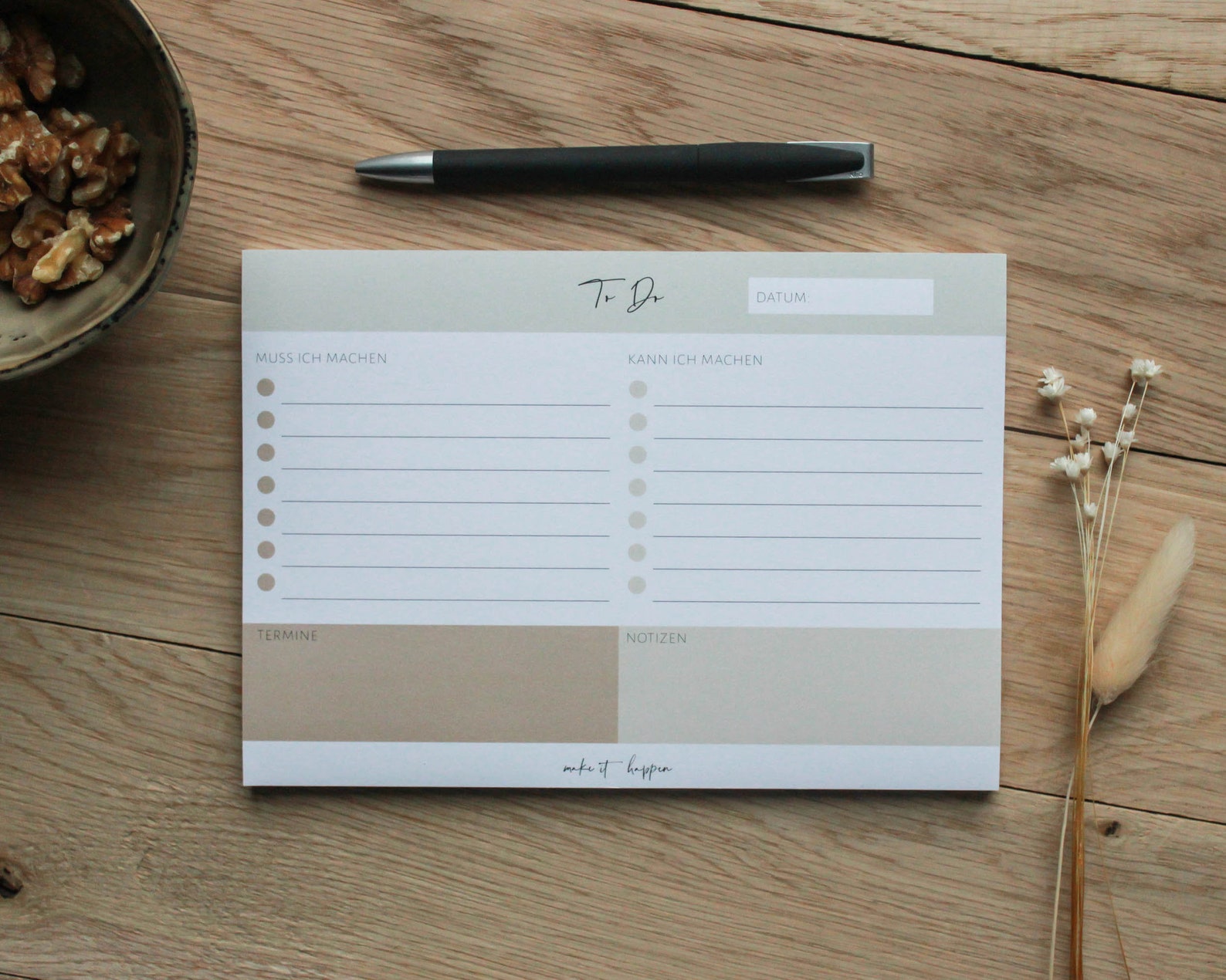 To Do Block DIN A5 50 Blatt Aufgabenblock Notizblock | Etsy