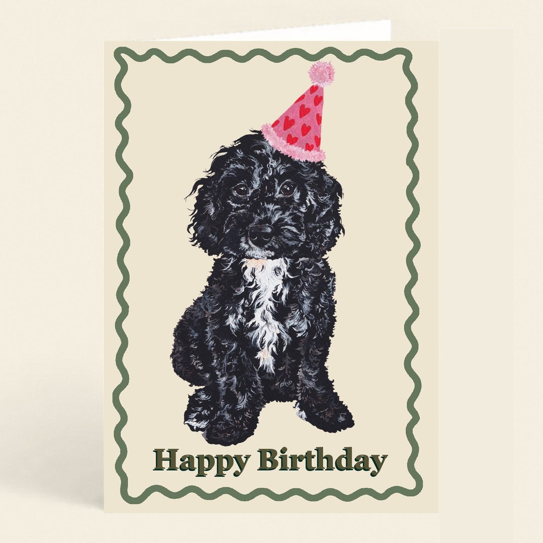 Cavapoo Greeting Card - Etsy