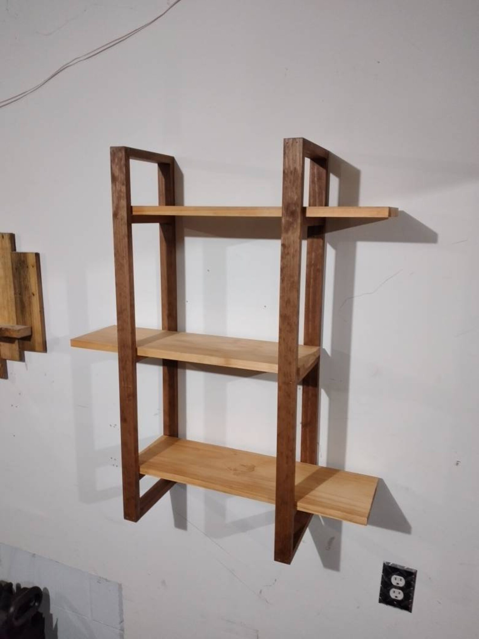 Floating Shelf Modern Two Tone Colored Shelf - Etsy