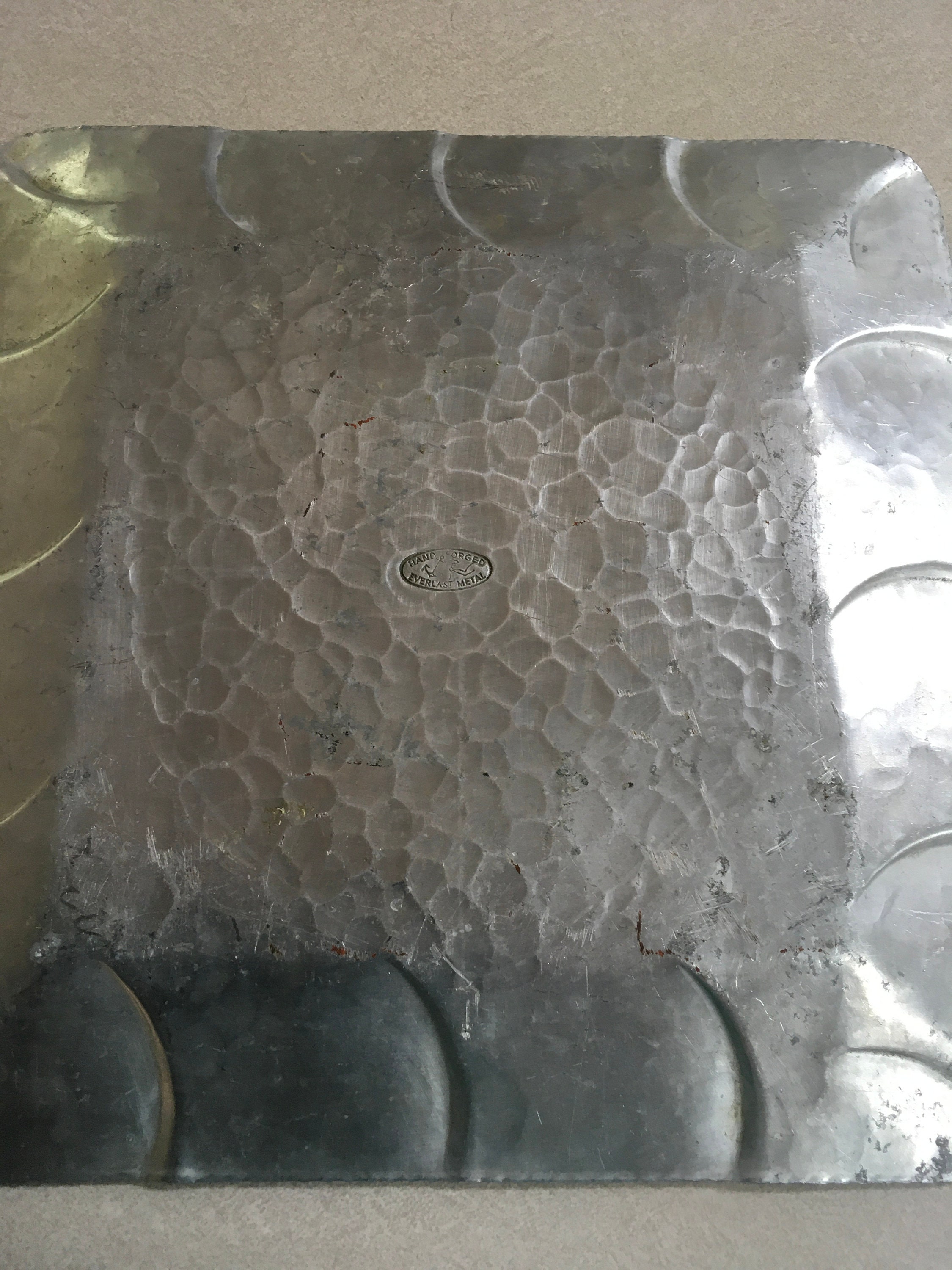 Everlast Hand Forged Metal Tray - Etsy