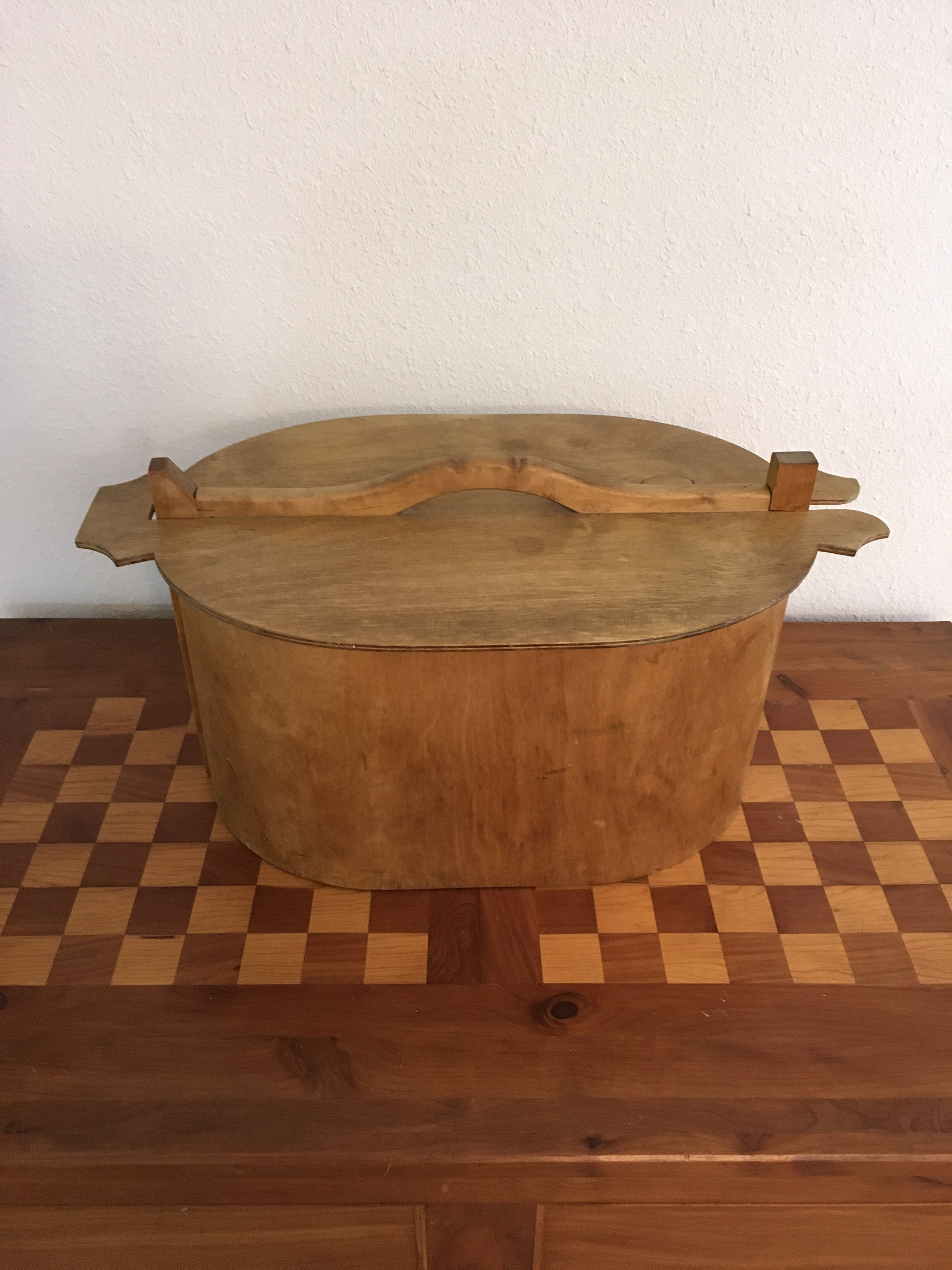 Vintage Scandinavian Wooden Tine Box | Etsy