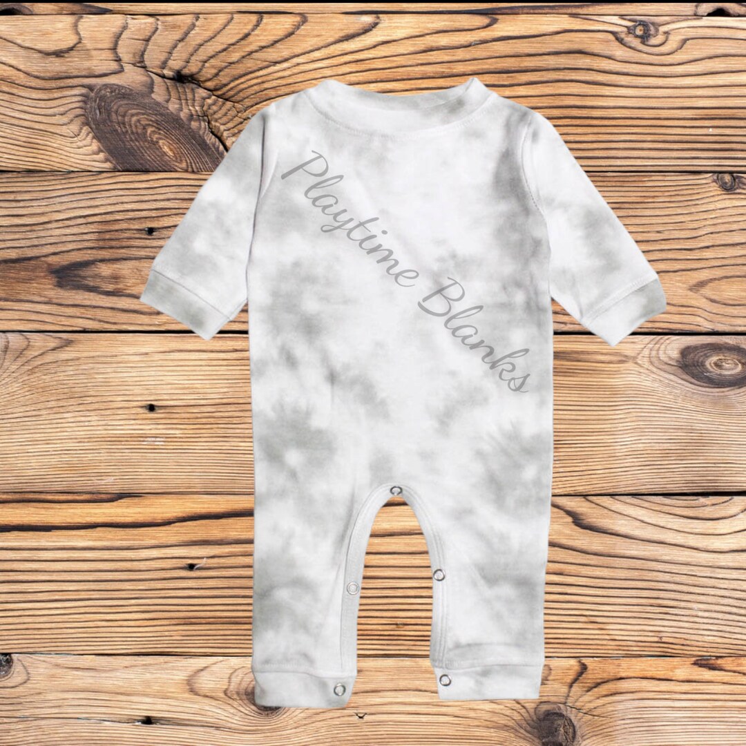 Sublimation Blanks- White/smoke Sleep and Play- 65% Poly - Etsy